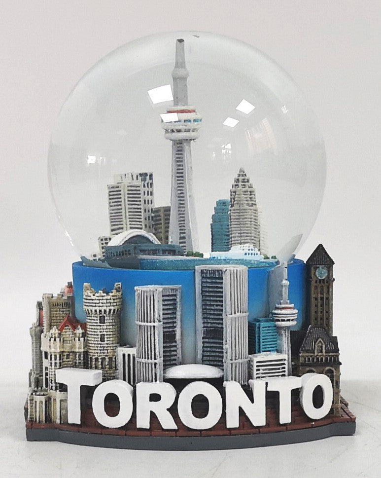 Toronto City Skyline 3D Model Snow Water Globe Color 3.5 Inches – City ...